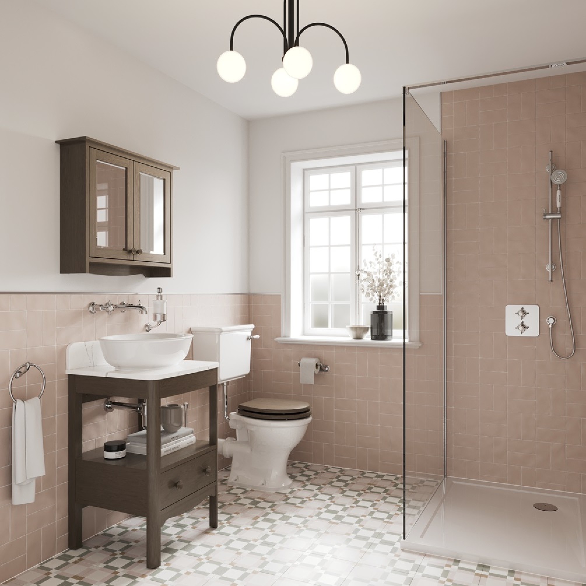 Burlington Guild 500 x 380 White Countertop Basin | Sanctuary